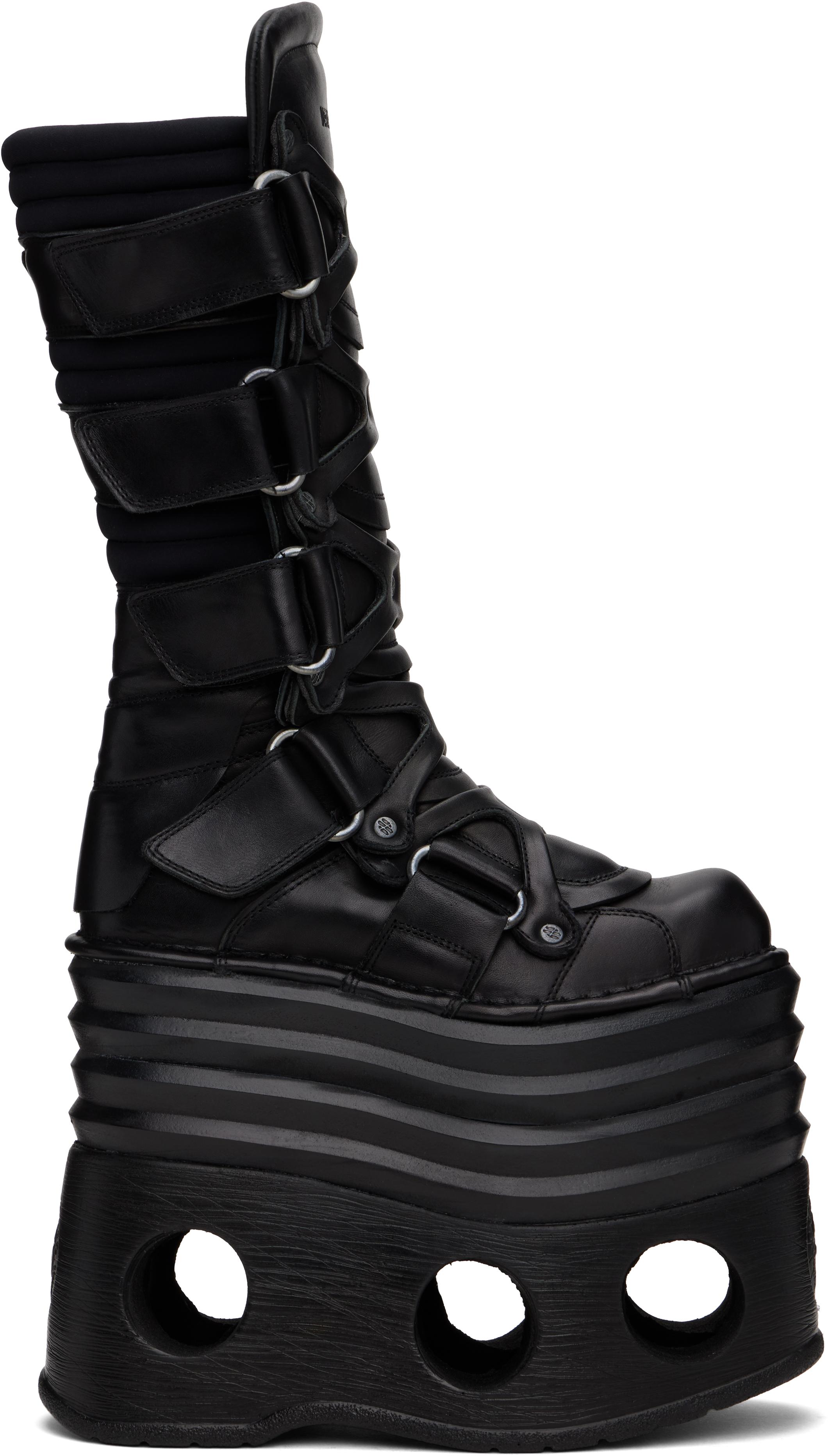 Vetements New Rock Edition Platform Tower Boots in Black for Men | Lyst