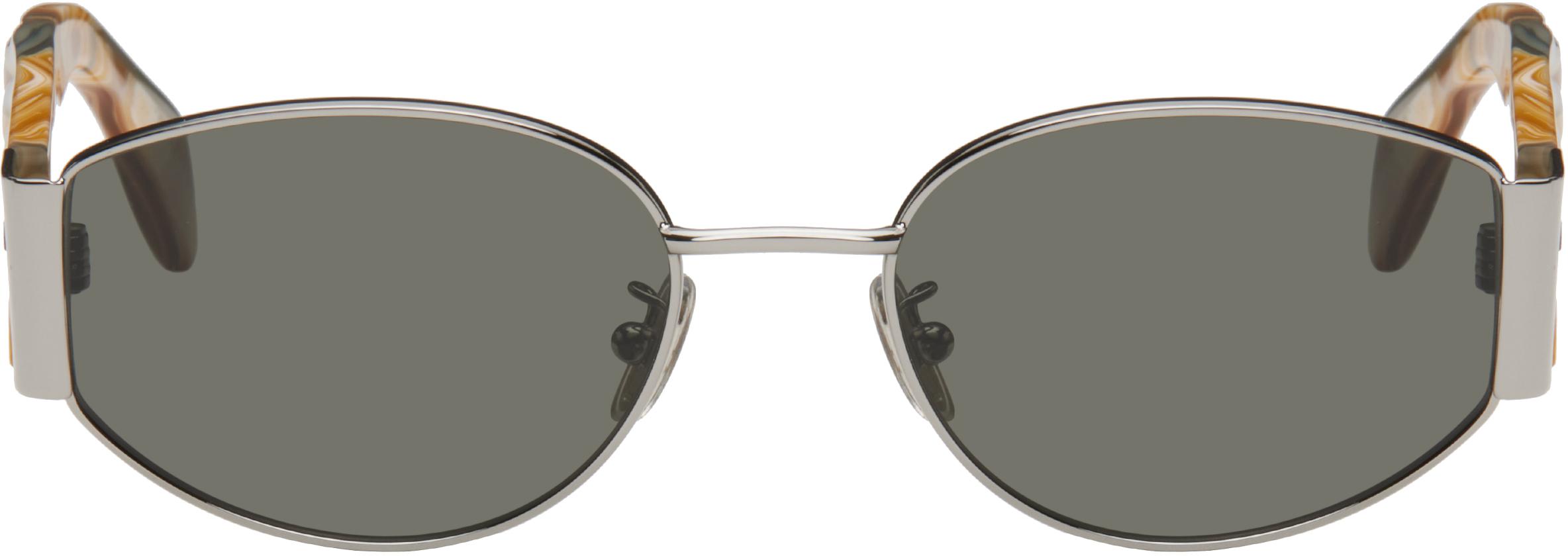 Retrosuperfuture Gunmetal & X Sunglasses in Black for Men | Lyst UK