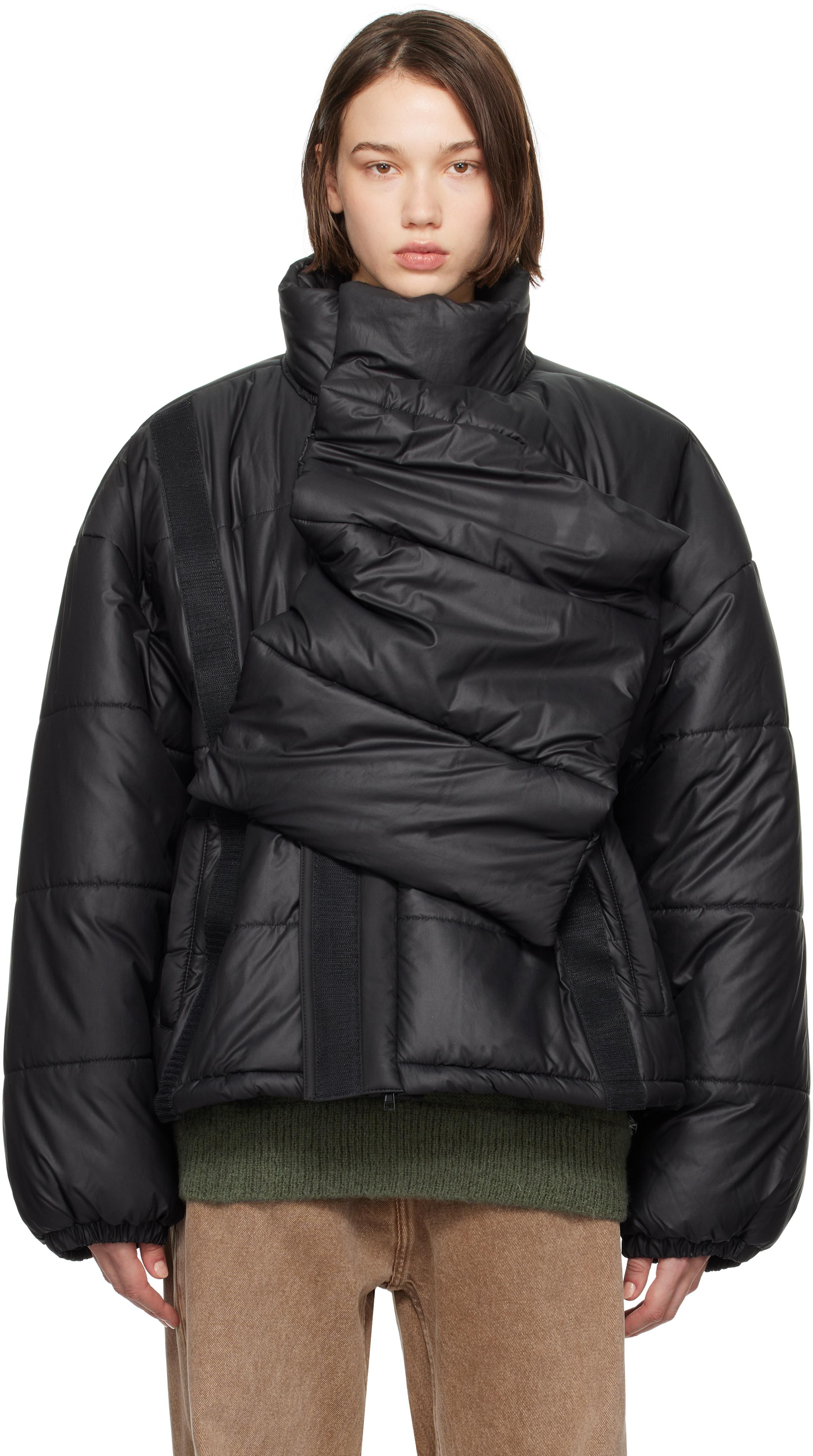 Y. Project Velcro Puffer Jacket in Black | Lyst