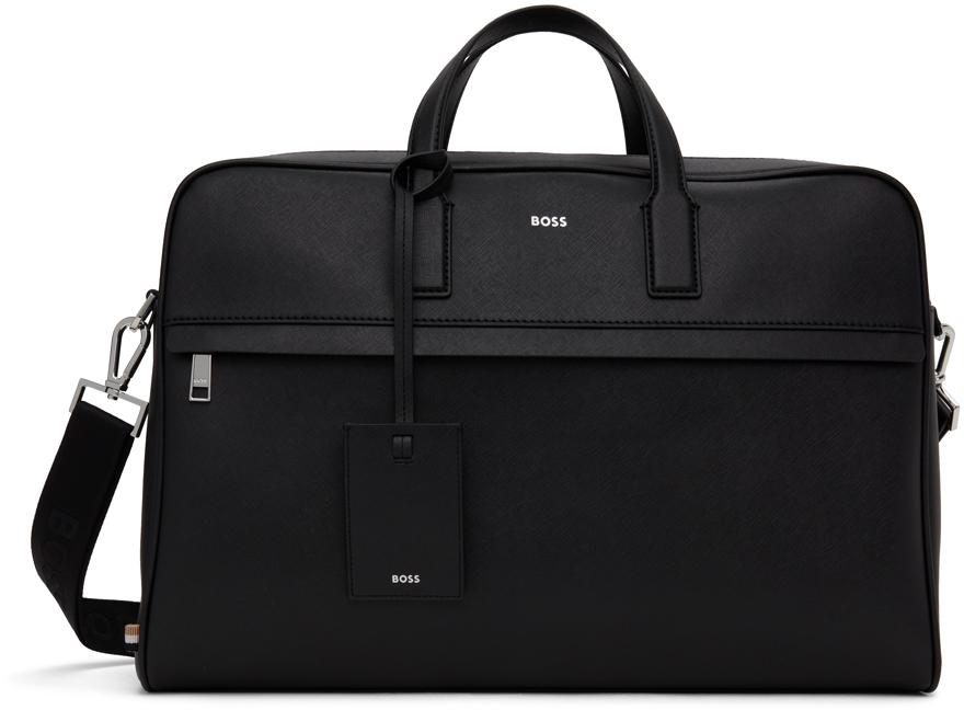 BOSS Double Document Briefcase in Black for Men | Lyst