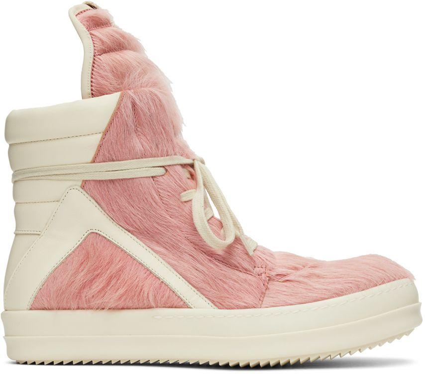 Rick Owens Long Hair Geobasket in Pink for Men | Lyst