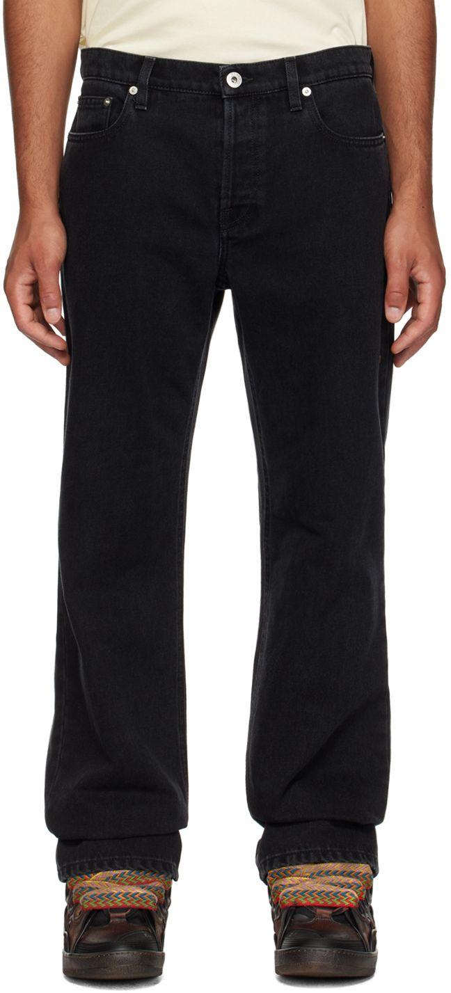 Lanvin Black Tailored Jeans For Men Lyst