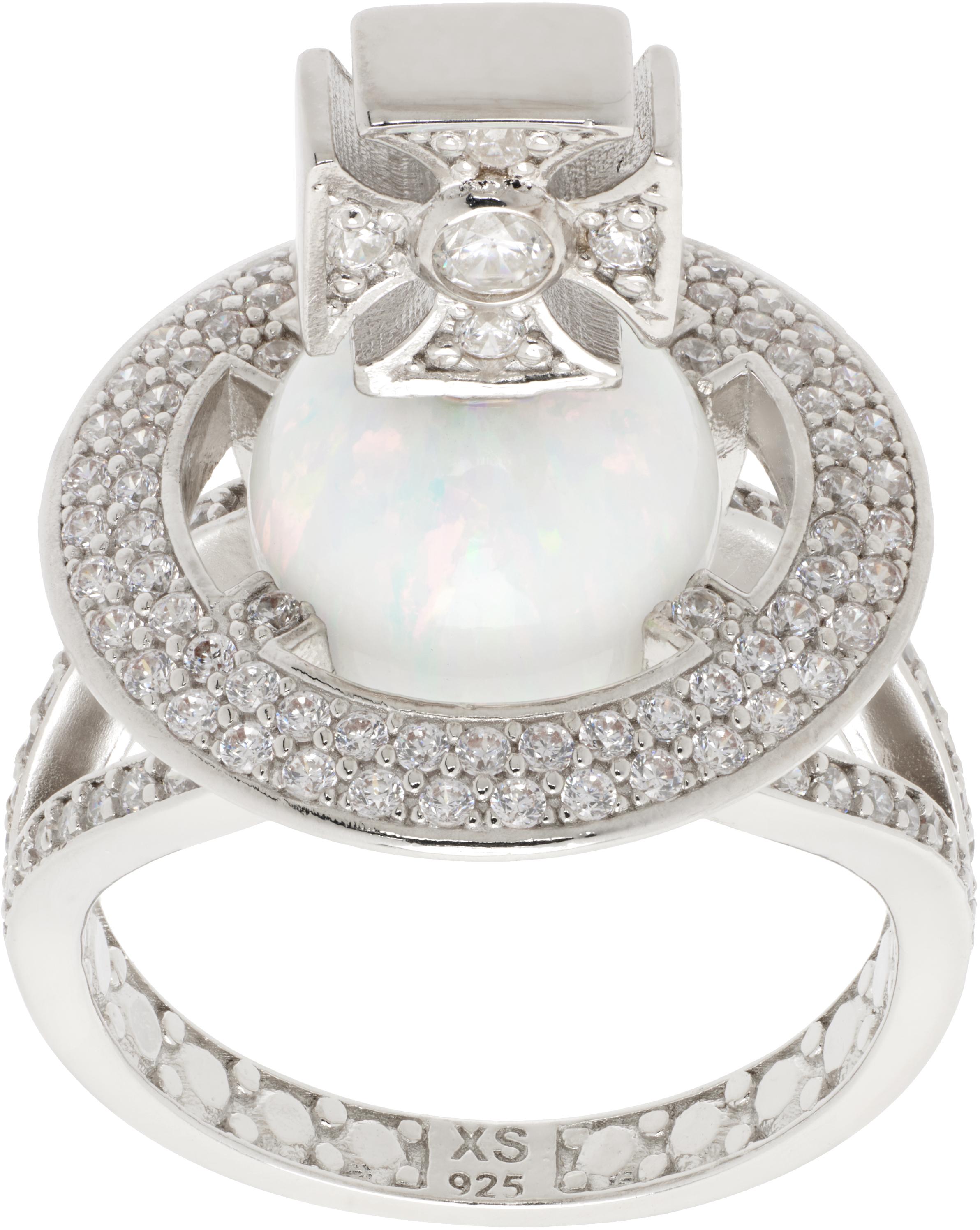 Vivienne Westwood Eabha Ring in Gray for Men | Lyst