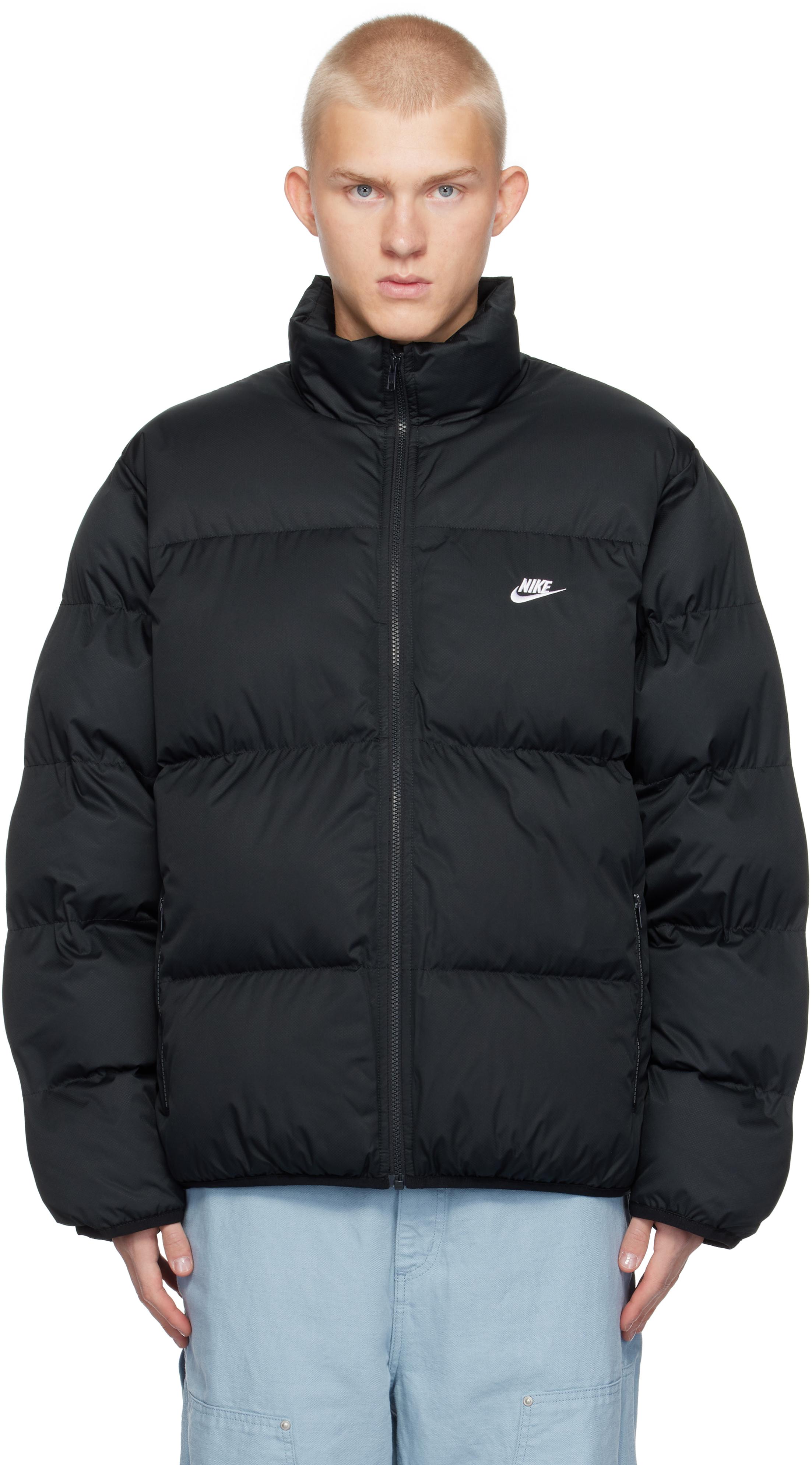 Nike Sportswear Club Puffer Jacket in Black for Men | Lyst