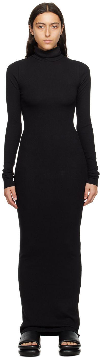 Éterne Turtleneck Maxi Dress In Black Lyst