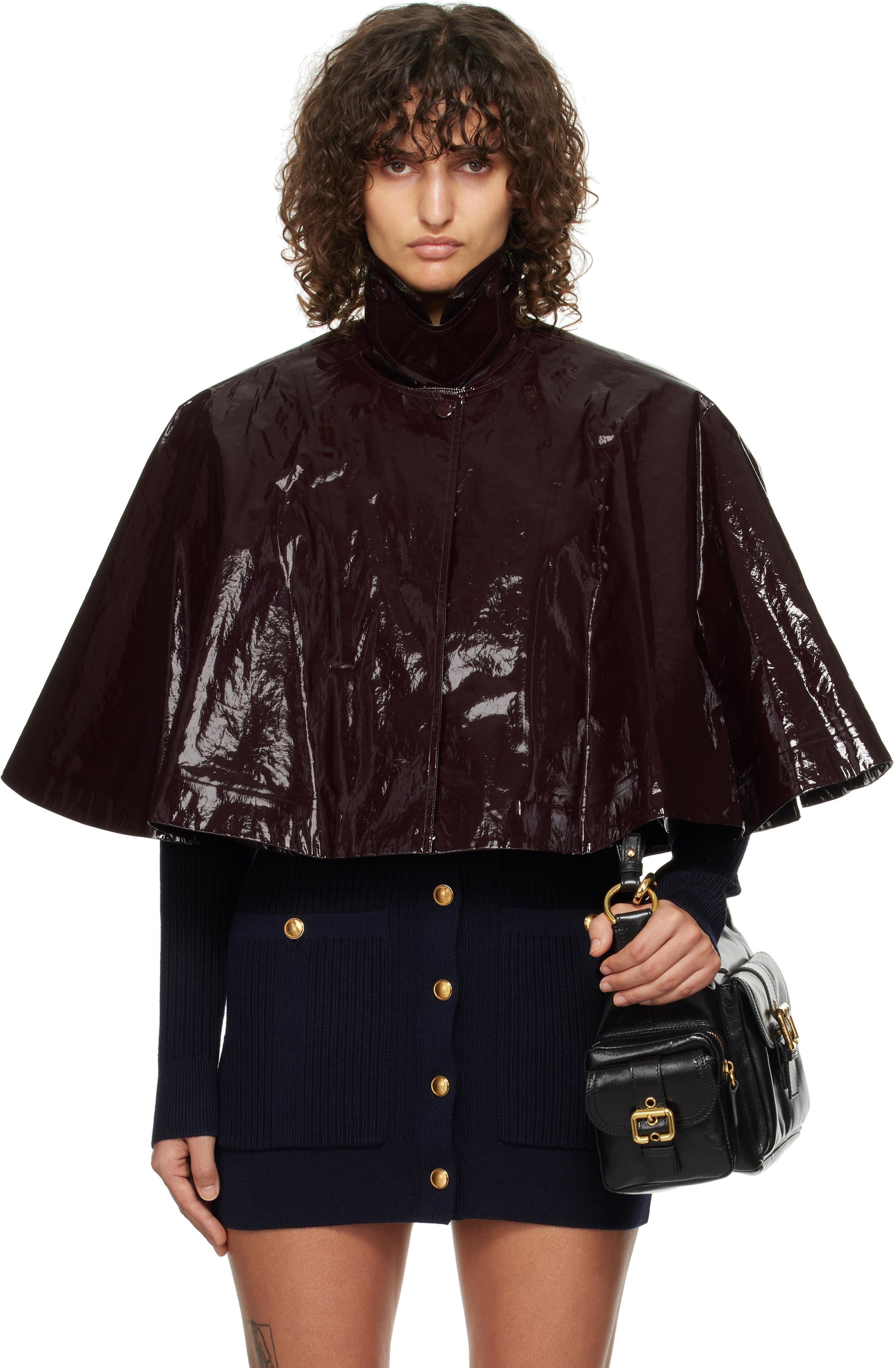 Chloé Short Cape Jacket | Lyst