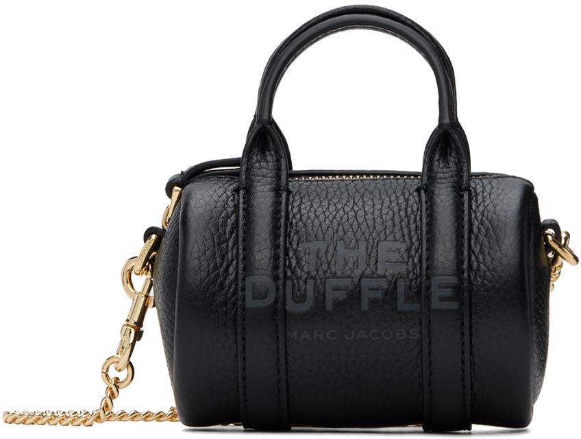 Marc Jacobs 'The Leather Nano' Duffle Bag in Black | Lyst