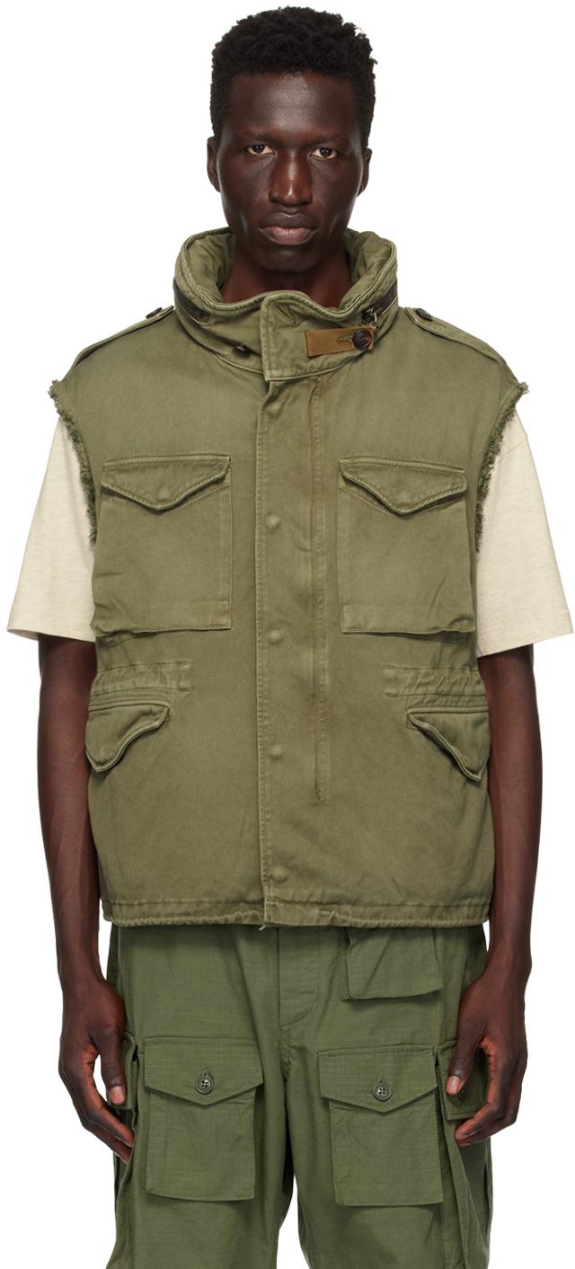Visvim Bickle Vest in Green for Men | Lyst