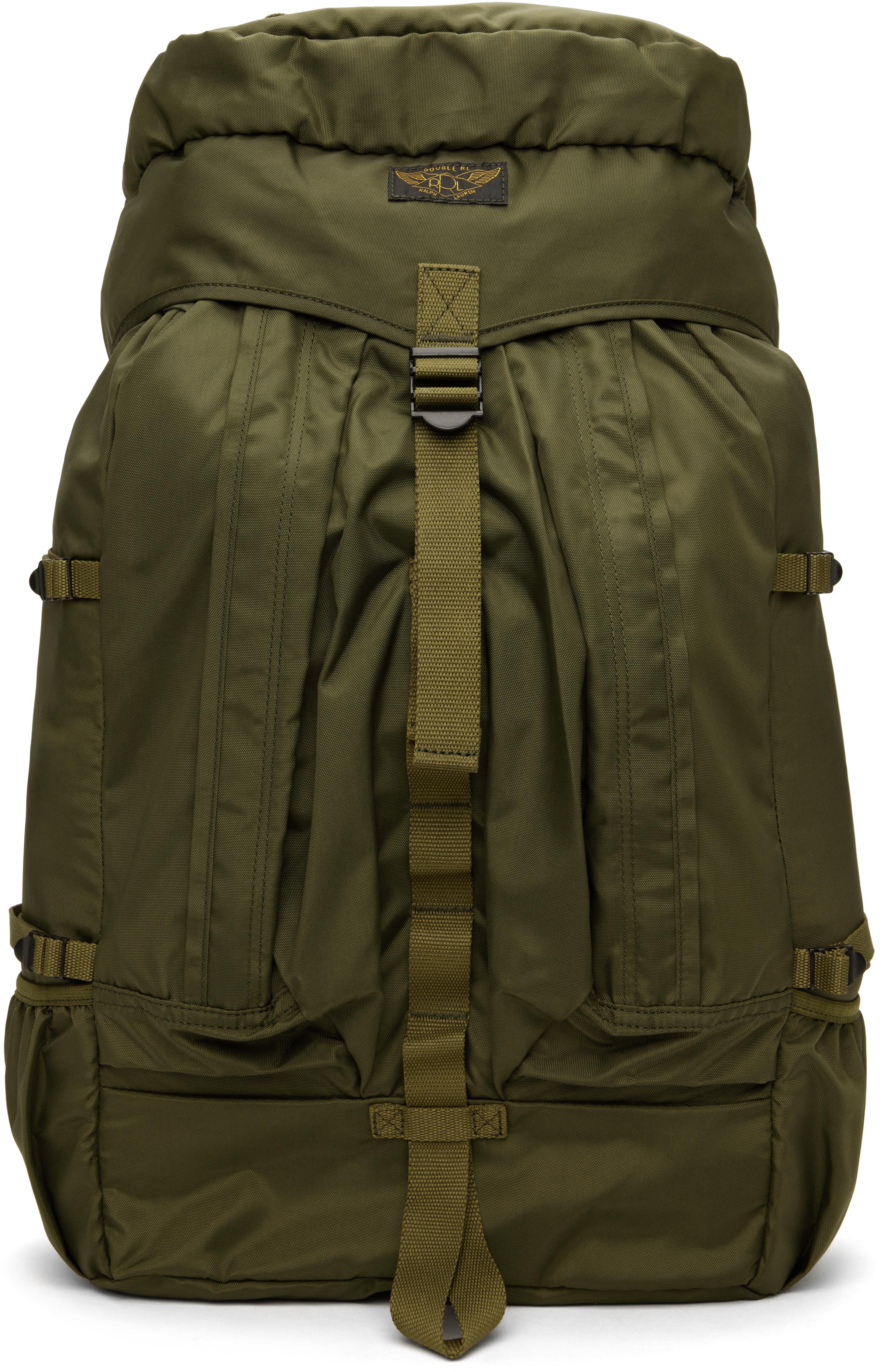 RRL Nylon Canvas Utility Backpack in Green for Men | Lyst