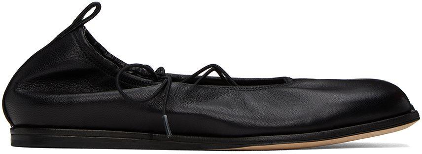 Simone Rocha Heart Toe Ballerina Flats in Black | Lyst