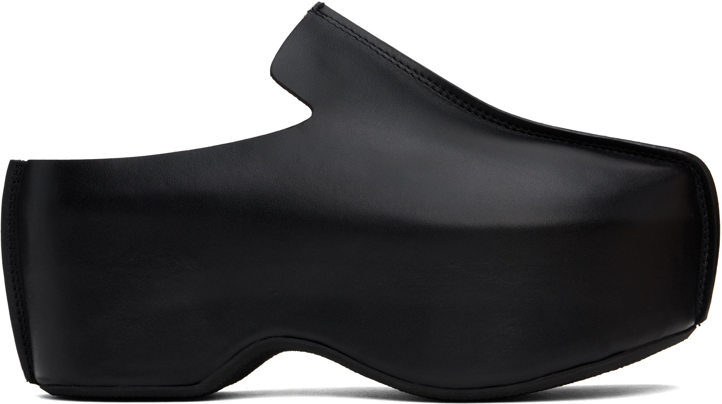 JW Anderson Leather Platform Slip-On Loafers in Black for Men | Lyst