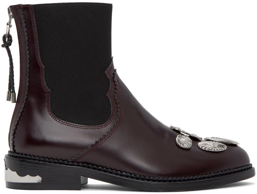 Sergio Rossi レディース レッド Sr Pilier レザーブーツ ブーツ Sergio Rossi レディース レッド Sr Pilier レザーブーツ ブーツ