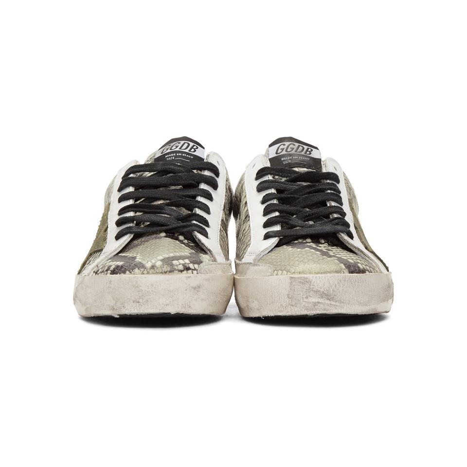 Sale > golden goose black snake superstar sneakers > in stock