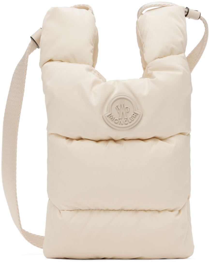 Moncler Off- Legere Crossbody Bag in Natural | Lyst