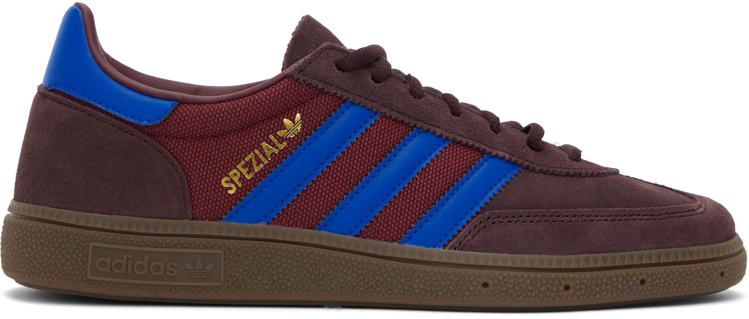 adidas Originals Burgundy Handball Spezial Sneakers in Blue for Men | Lyst
