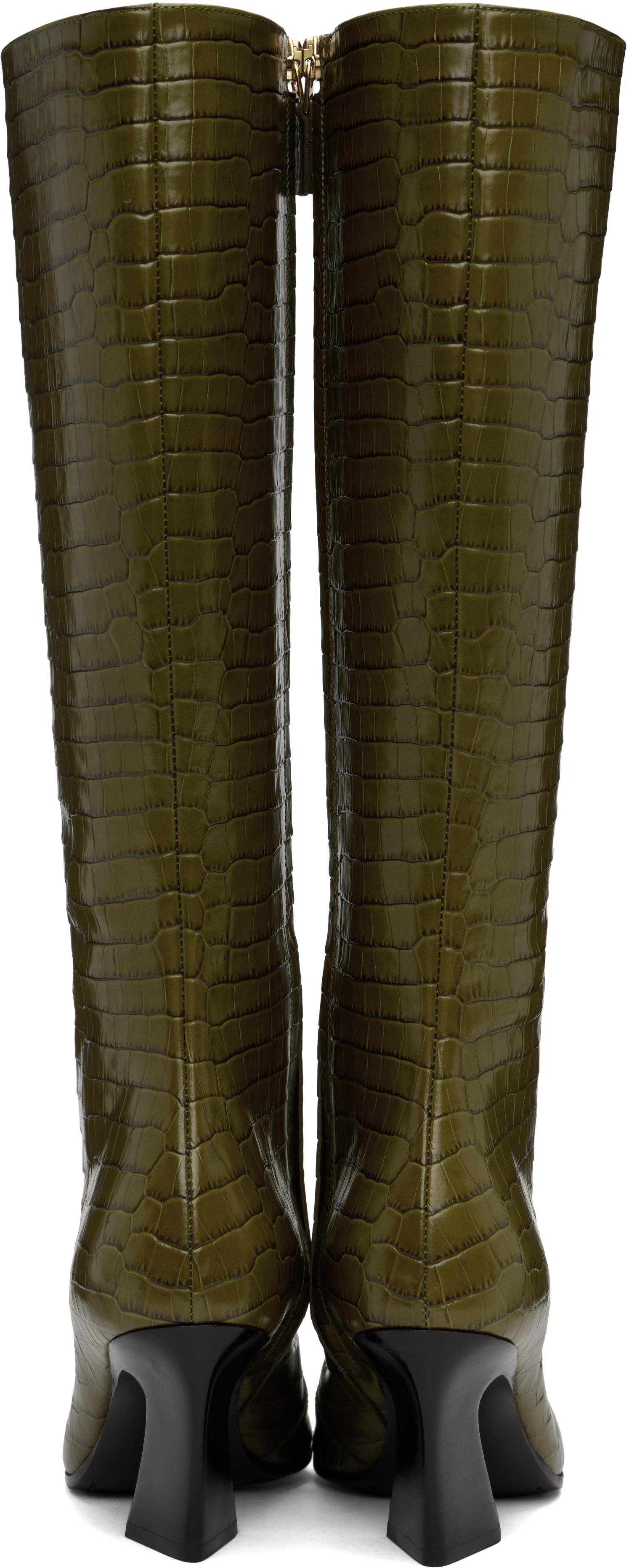 Bottega Veneta レディース グリーン Lewis ロングブーツ ブーツ Bottega Veneta レディース グリーン Lewis ロングブーツ ブーツ