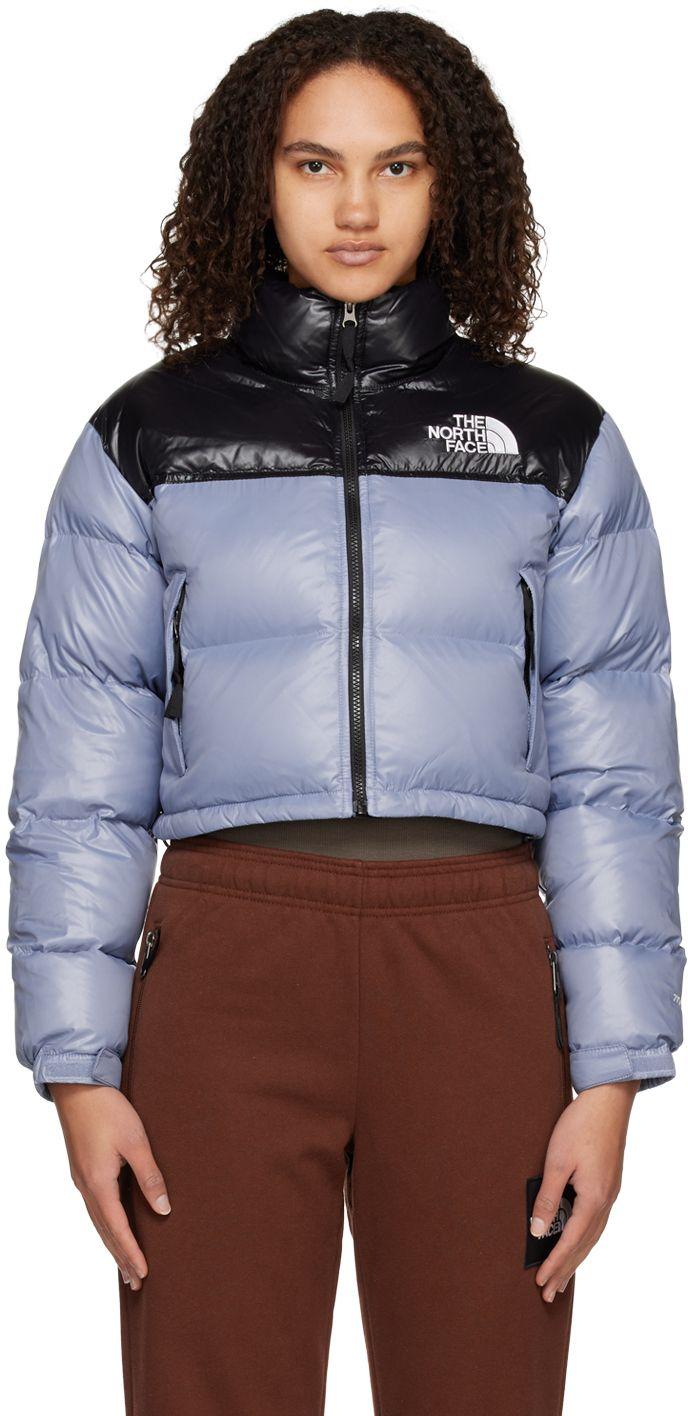 The North Face Blue Nuptse Short Down Jacket | Lyst The North Face Blue Nuptse Short Down Jacket | Lyst
