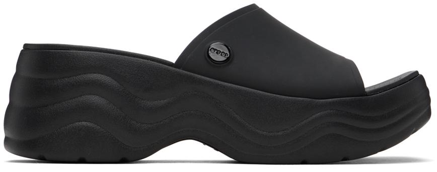 Crocs™ Skyline Croslitetm Slides in Black | Lyst Australia