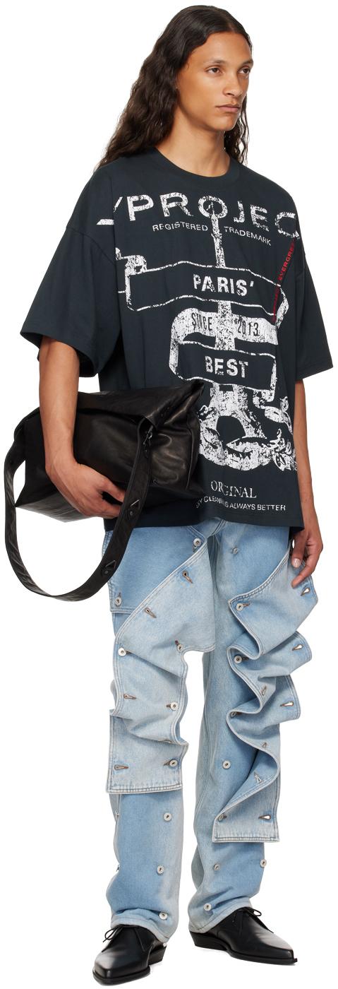 Y. Project Paris' Best' Pinched T-Shirt in Black for Men | Lyst Y. Project Paris' Best' Pinched T-Shirt in Black for Men | Lyst