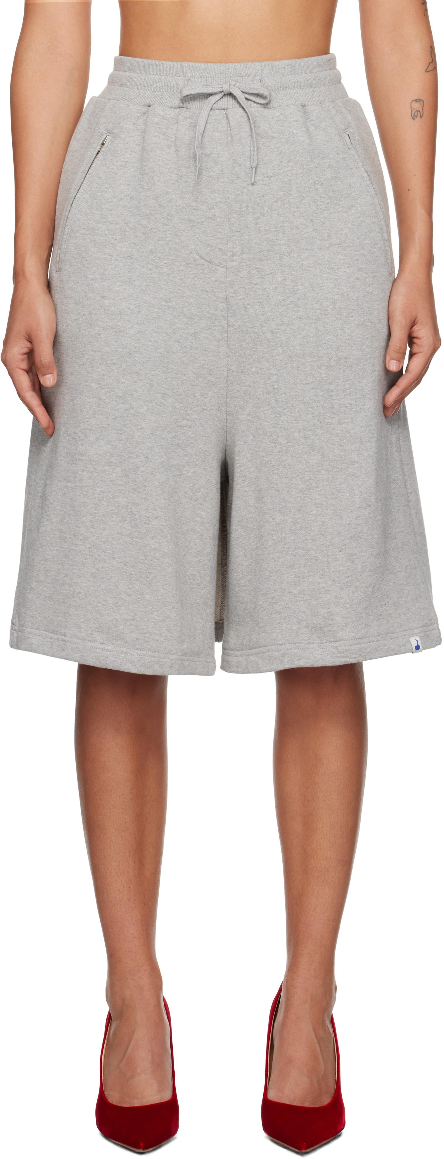 Pushbutton Pb Label Point Skort in Gray | Lyst