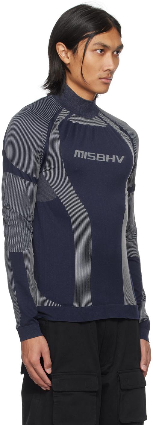 Turtleneck Misbhv Logo MISBHV Printed Turtleneck Top Black Tops,