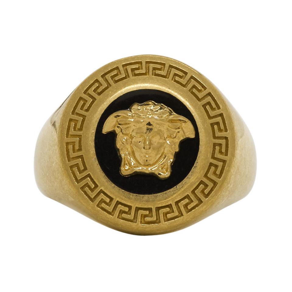 Versace Enamel Medusa Ring 2024 www.alhudapk