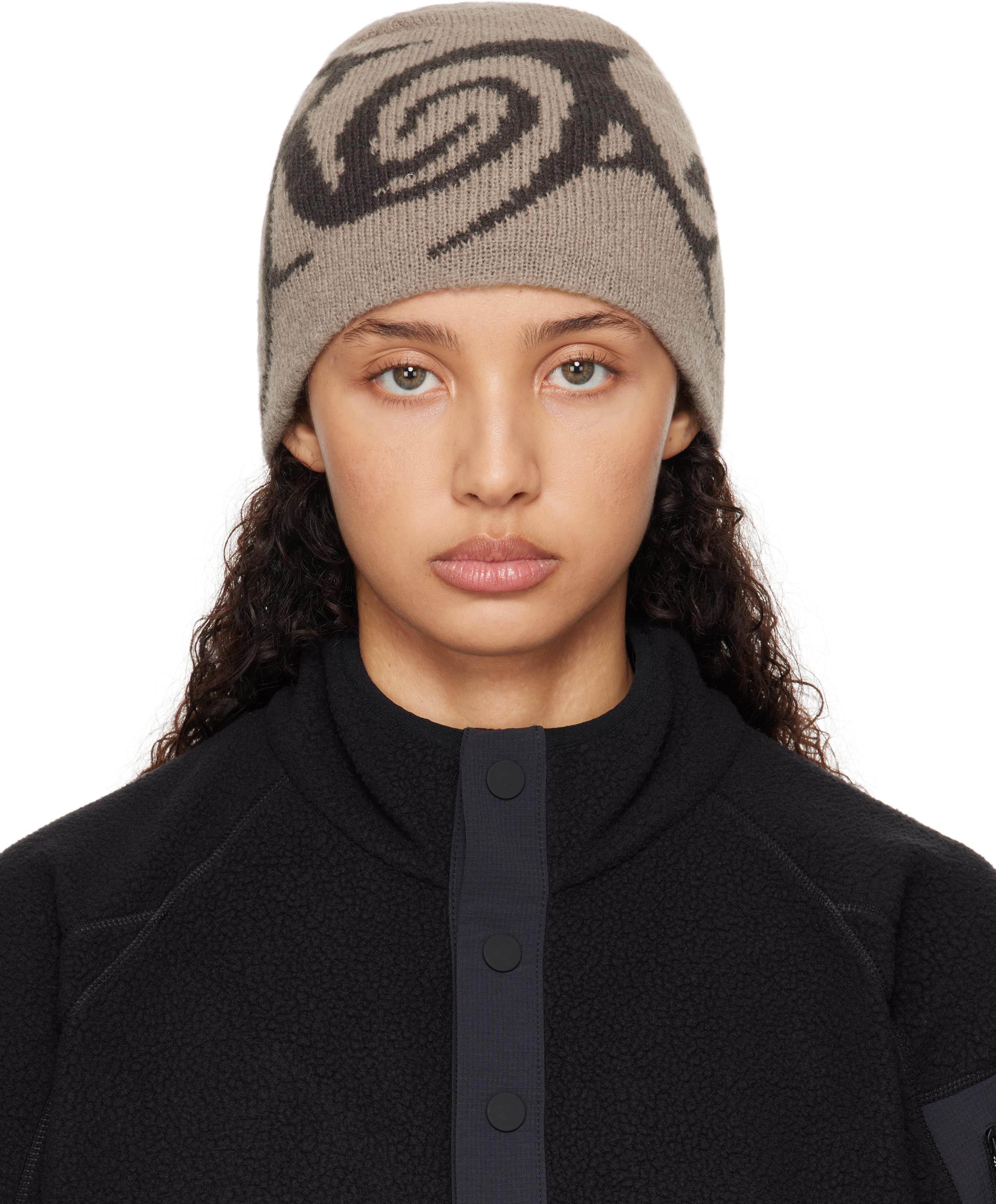 Roa Graphic Beanie in Black | Lyst UK