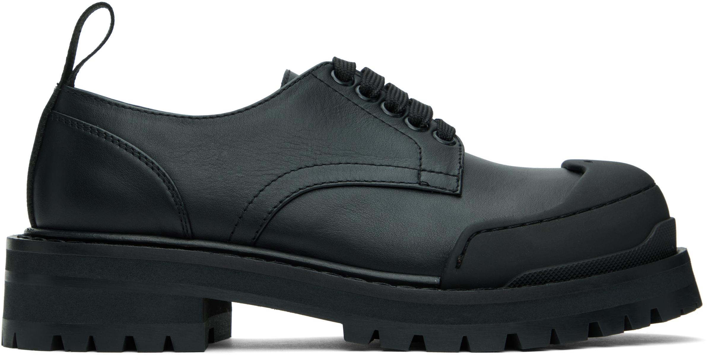 Marni Leather Dada Army Derbys in Black | Lyst