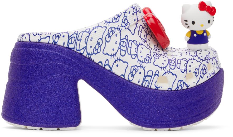 Crocs™ Hello Kitty Siren Heels in Blue | Lyst UK