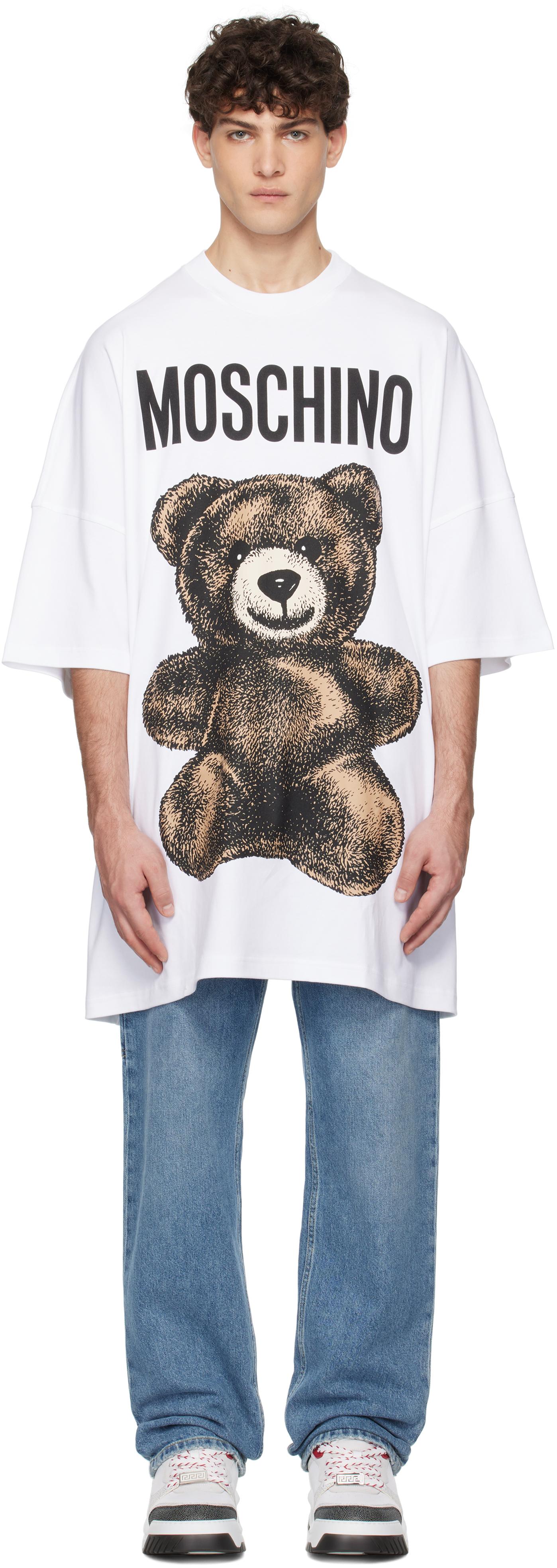 Moschino T Shirt Bear Moschino Teddy Bear T Shirt In Black | Lyst UK