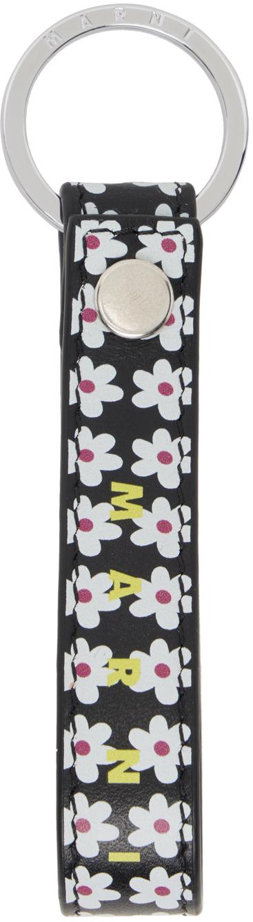 Marni Daisy Keychain in Black for Men | Lyst UK