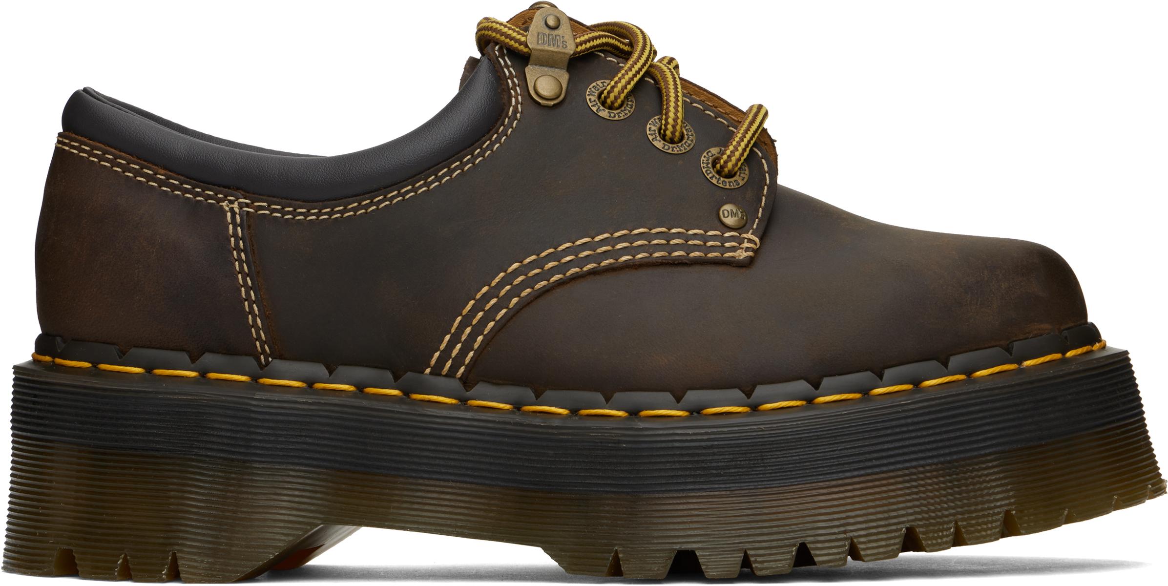 Dr. Martens 8053 Arc Crazy Horse Leather Platform Derbys in Black for ...