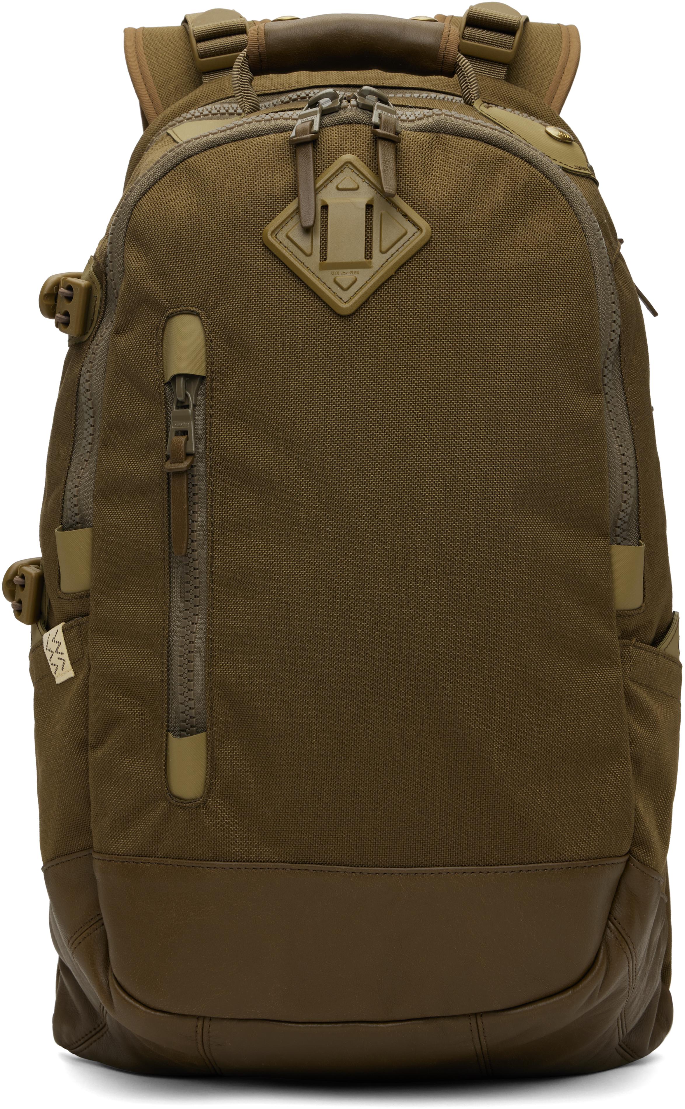 Visvim Khaki Cordura 20L Backpack in Green for Men | Lyst
