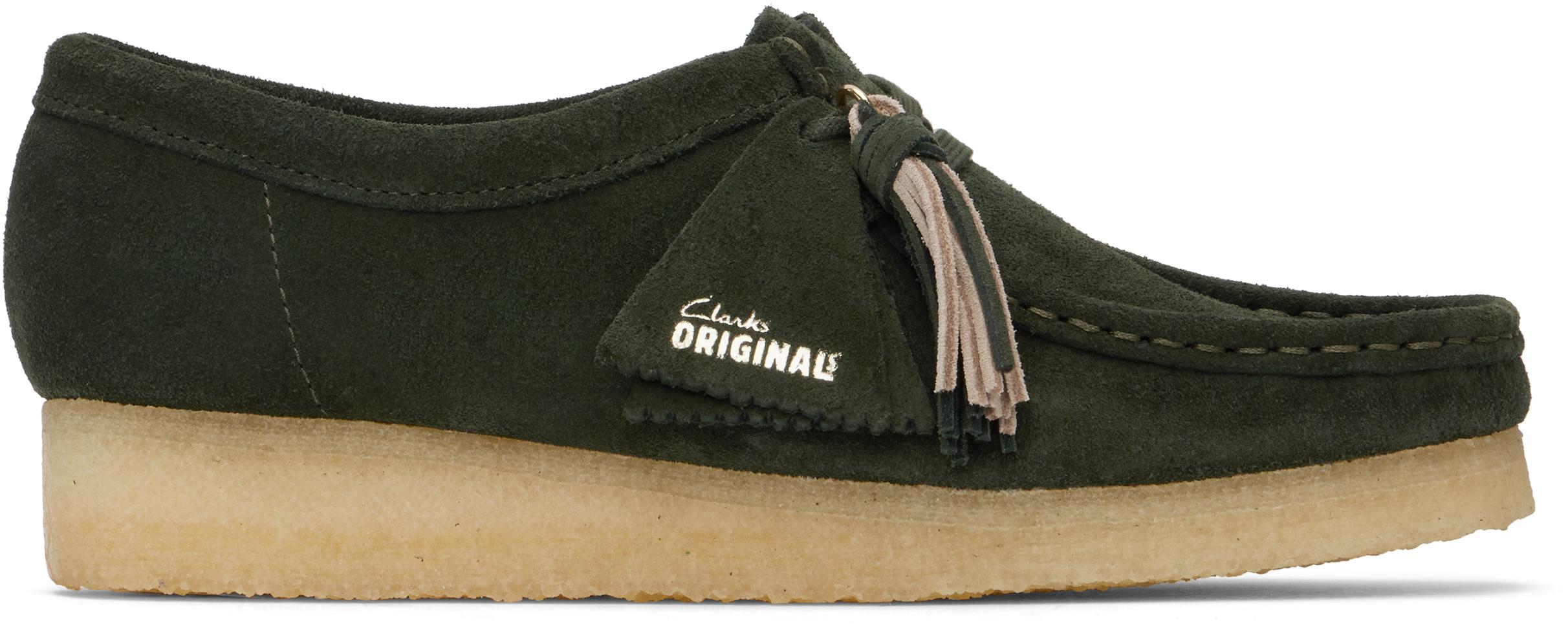 Clarks Wallabee Derbys in Black | Lyst