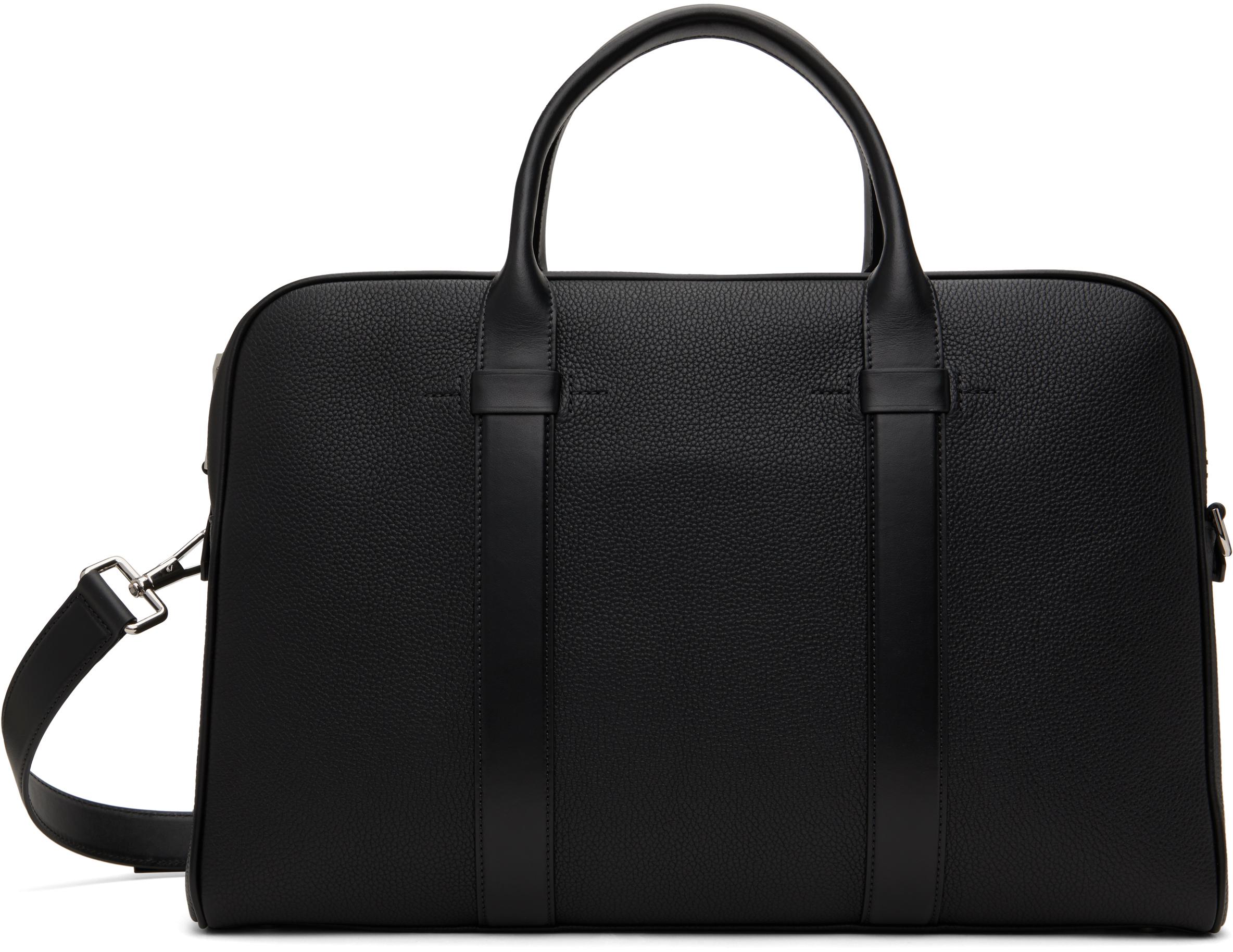 Tom Ford Soft Grain Leather Buckley Briefcase in Black for Men | Lyst