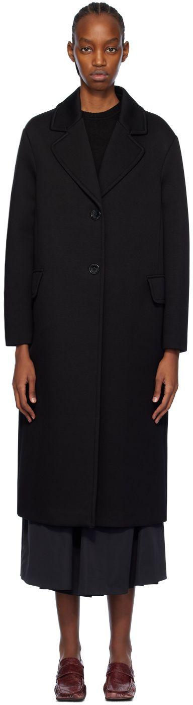 Max Mara Black Radice Coat | Lyst