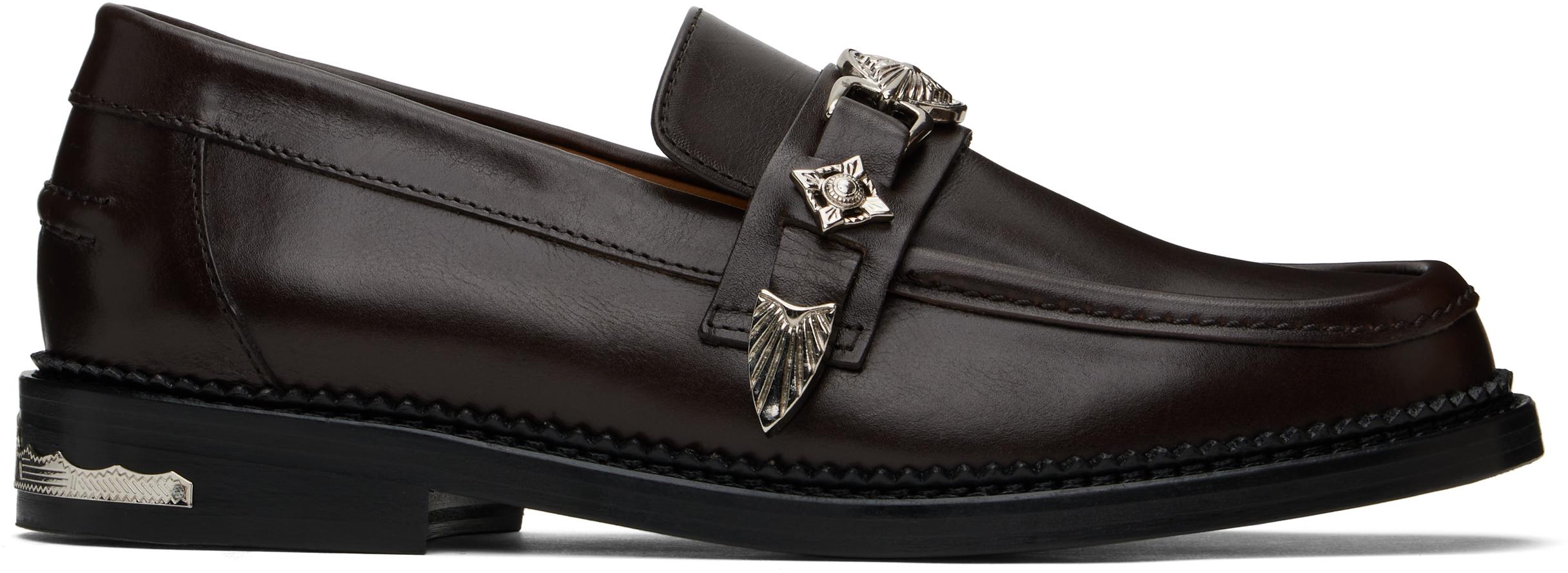 Toga Virilis Ssense Exclusive Metal Loafers in Black for Men | Lyst