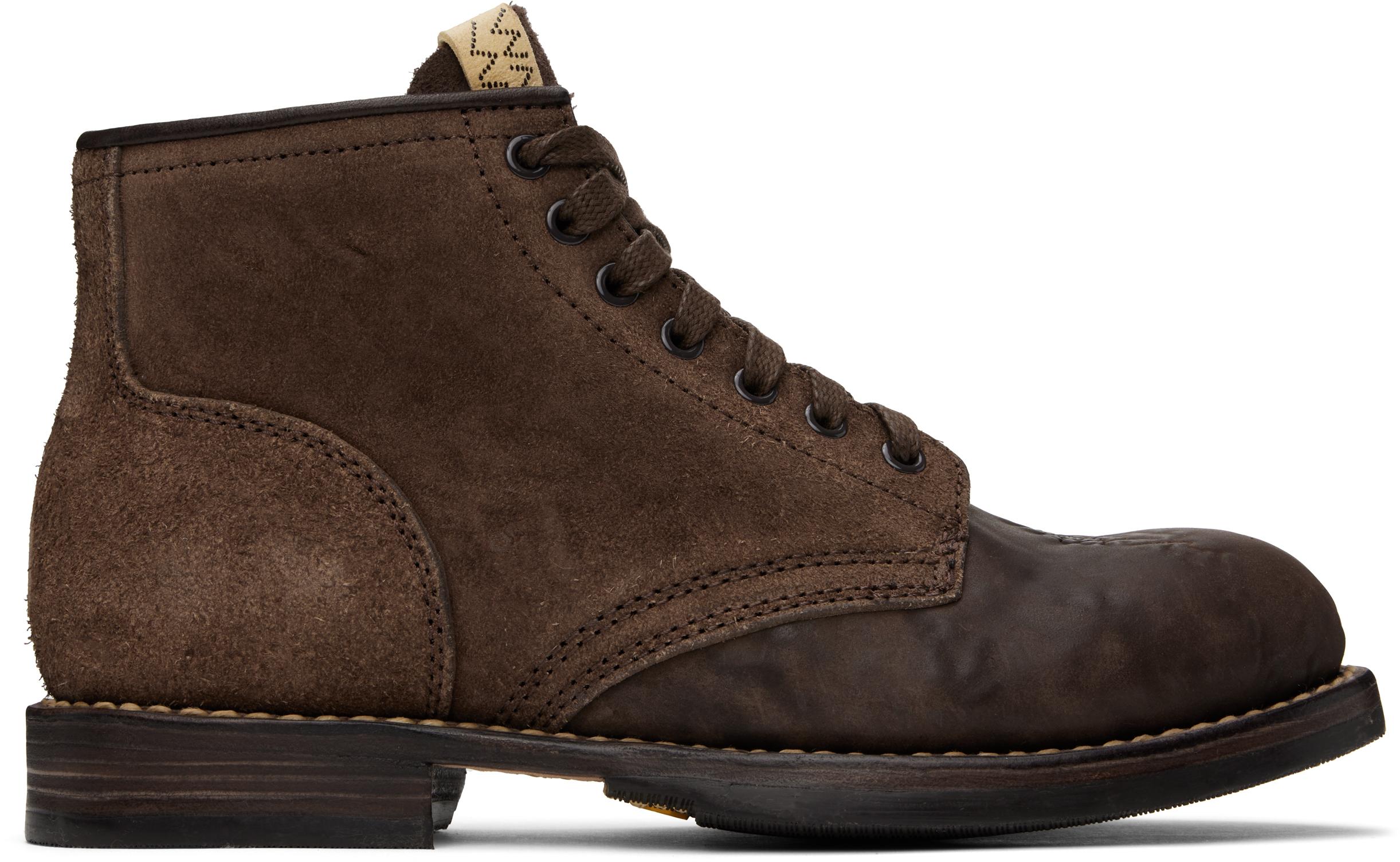 Visvim Brigadier-Folk Boots in Brown for Men | Lyst