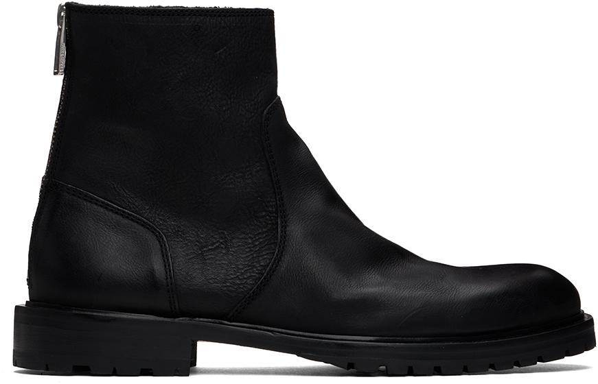 Paul Smith メンズ ブラック Falk レザー ブーツ ブーツ Paul Smith メンズ ブラック Falk レザー ブーツ ブーツ