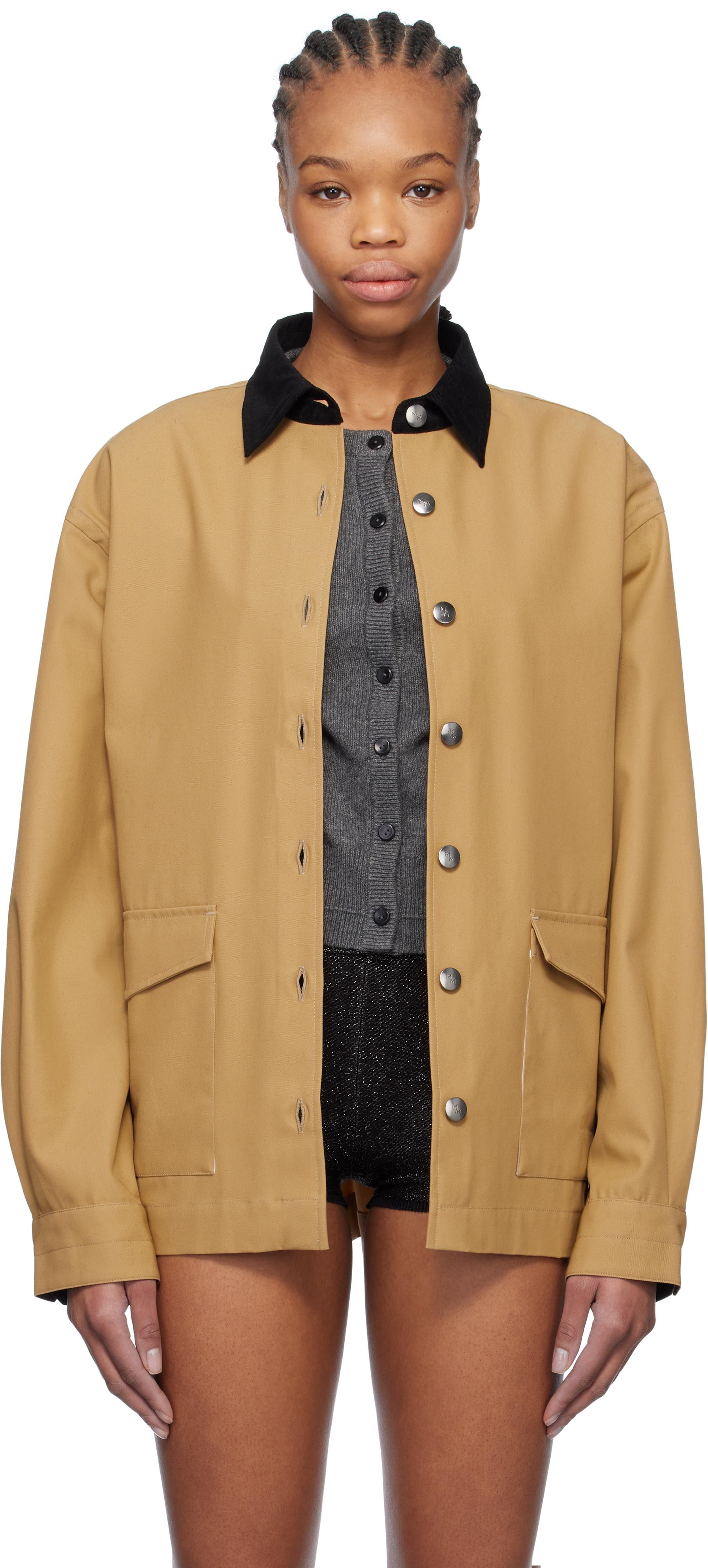 Maria McManus Tan Field Jacket in Natural | Lyst