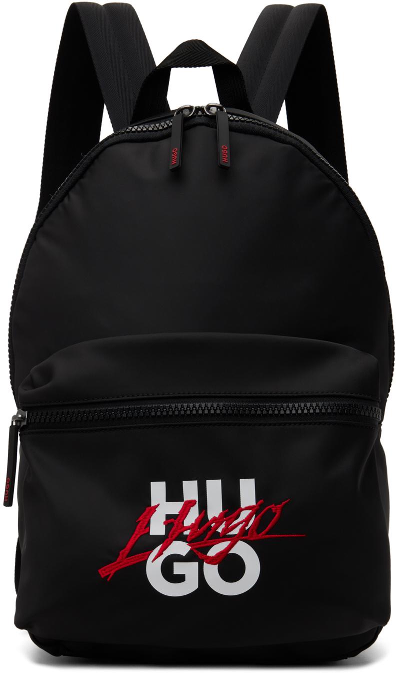 HUGO Handwritten 2.0 Backpack in Black for Men | Lyst