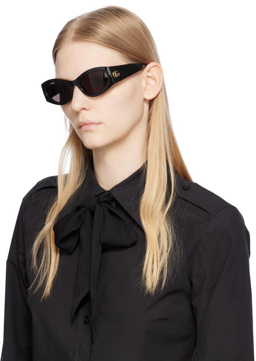 Gucci キャットアイサングラス ブラック | Lyst Gucci キャットアイサングラス ブラック | Lyst