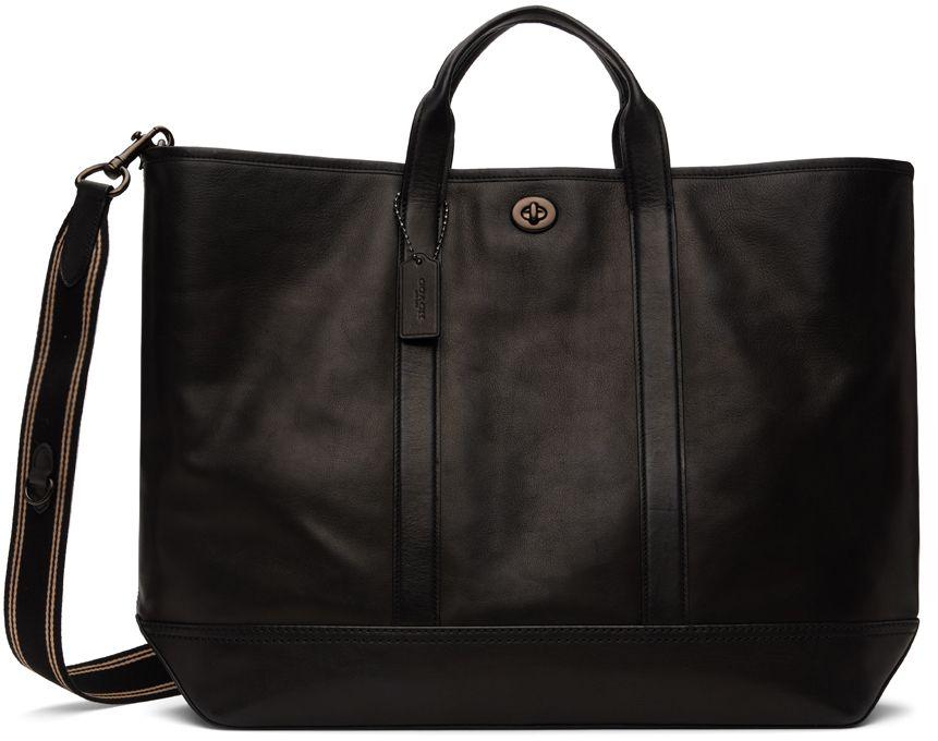 Coach Toby Tote In Black For Men Lyst