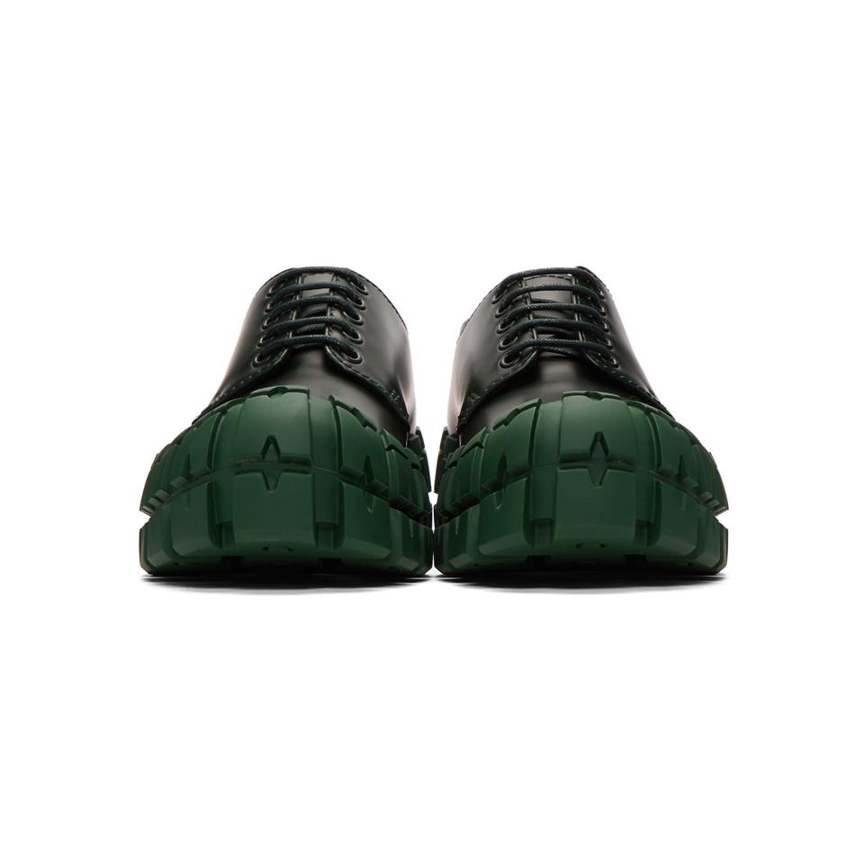Distressed Green Prada Shoes