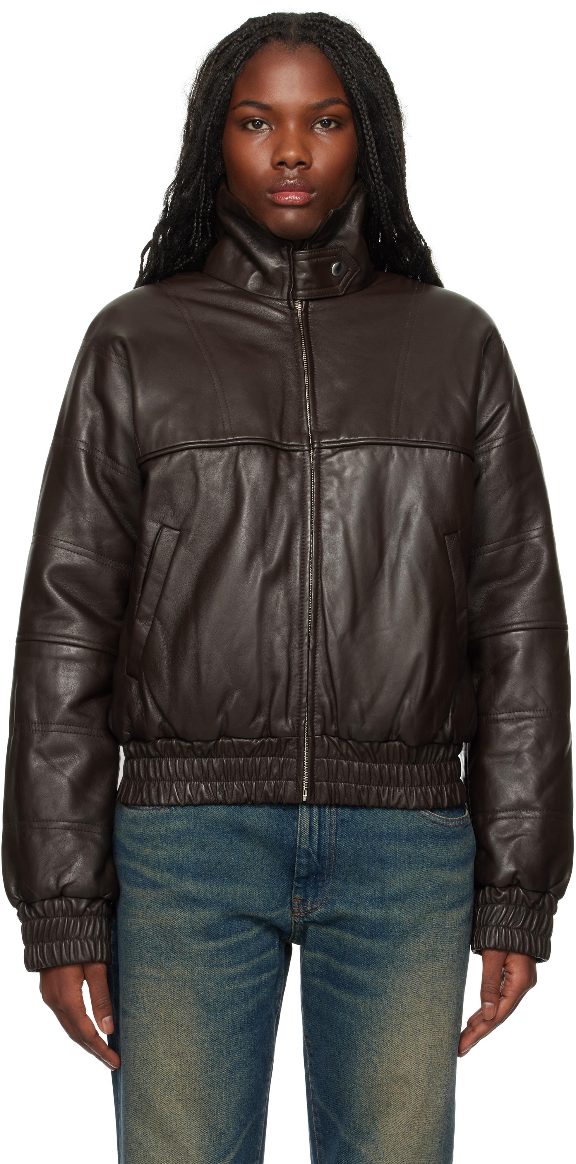GIMAGUAS Paula Leather Jacket in Black | Lyst