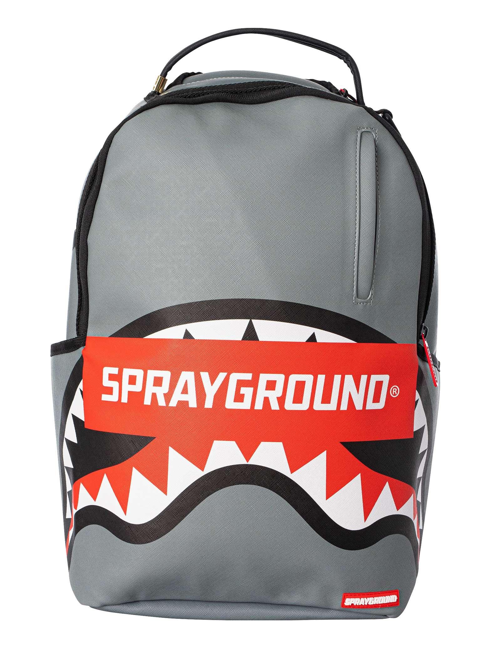 Sprayground Smash Logo Backpack in Grey for Men | Lyst UK