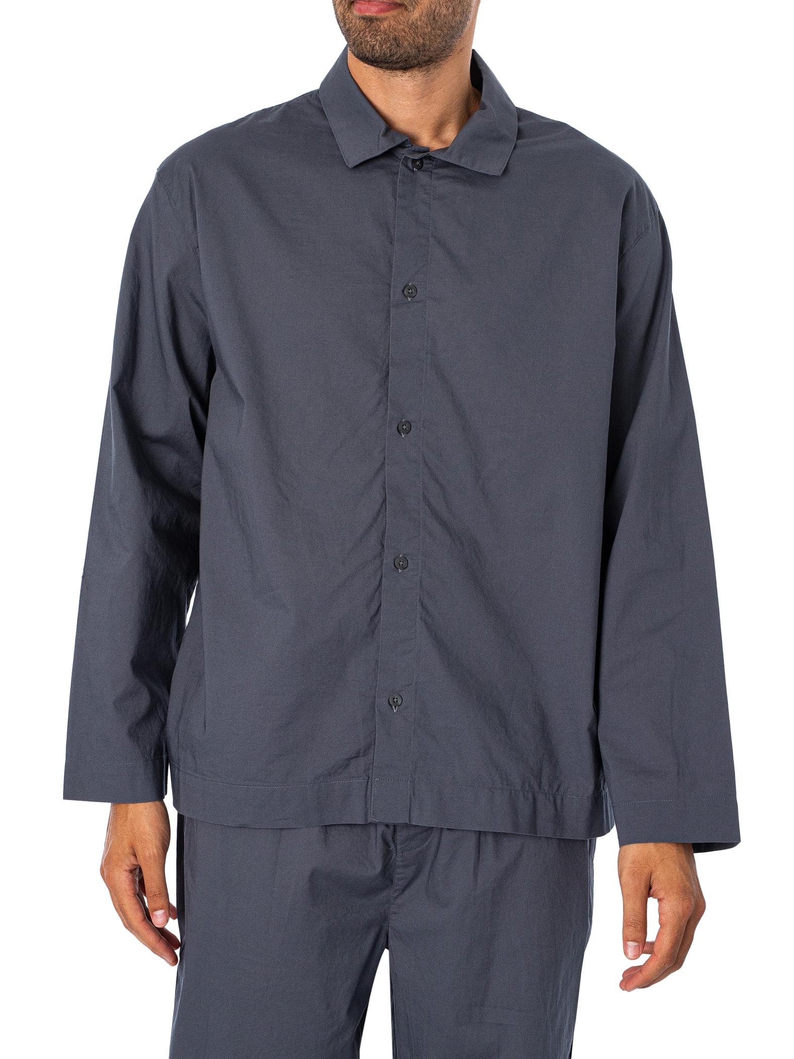 Calvin Klein Button Down Pyjama Top in Blue for Men | Lyst