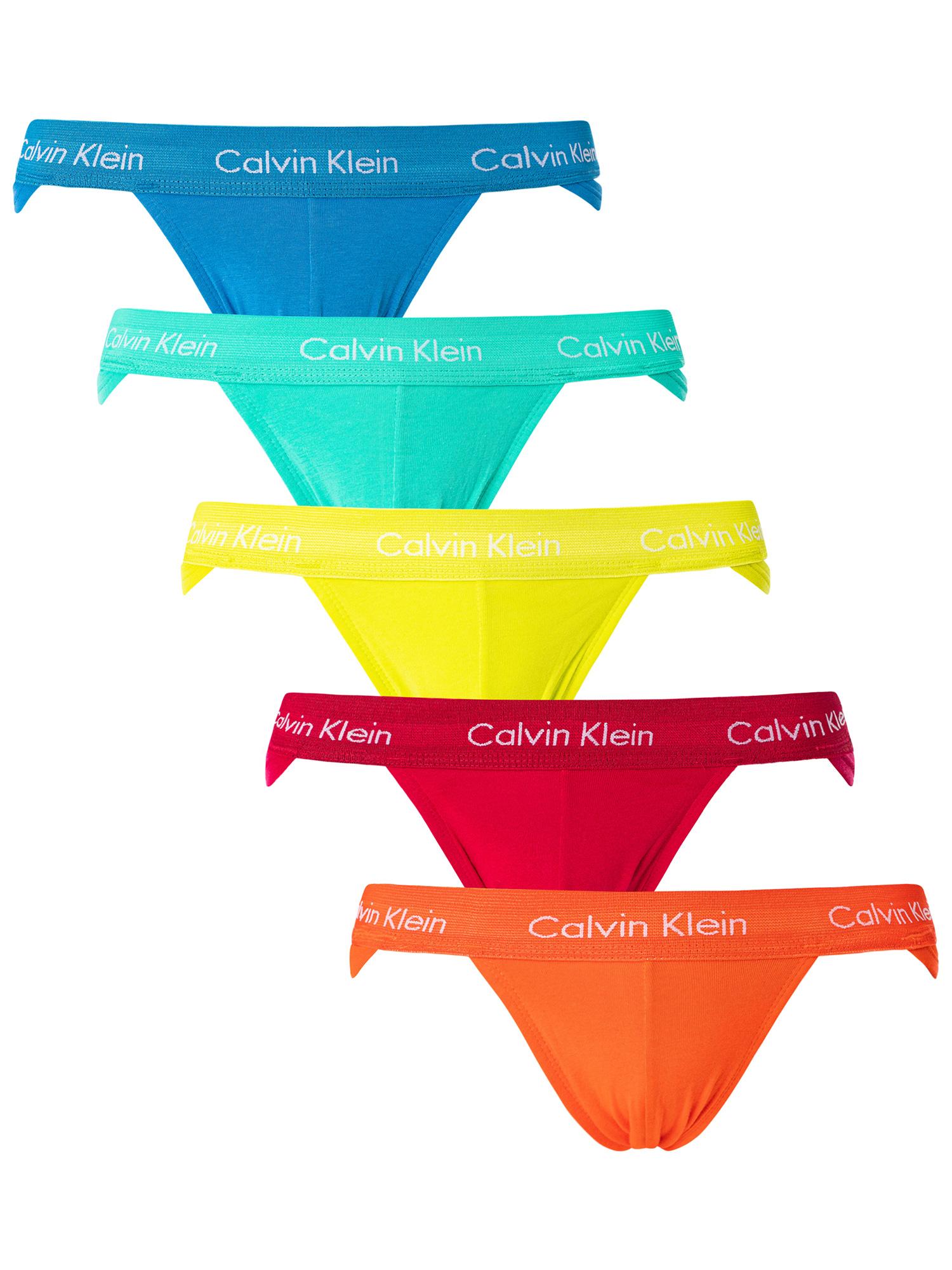 Calvin Klein Pride Low-rise Branded-waistband Pack Of Five Stretch ...
