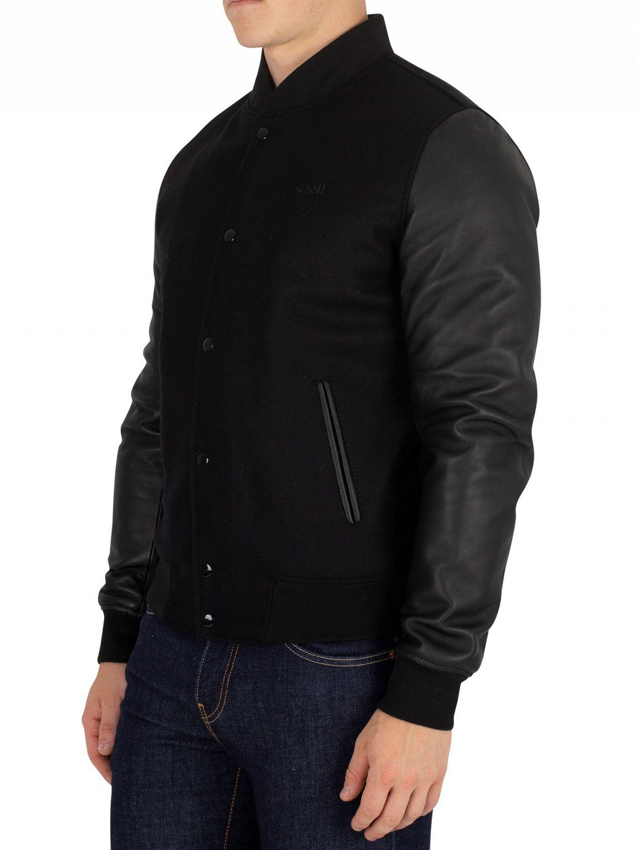 Leather Baseball Jacket
