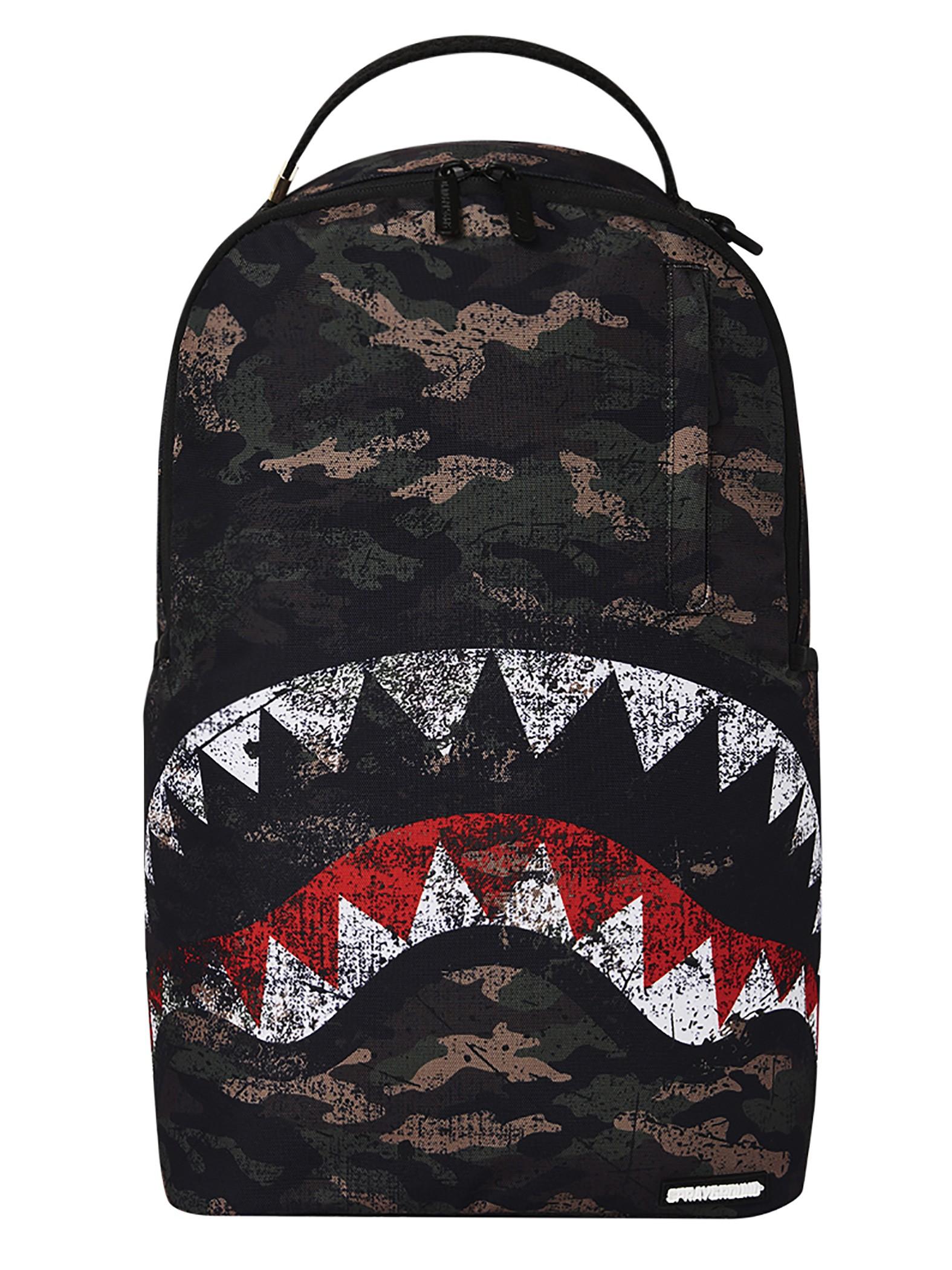 Sprayground Ambush Camo Backpack in Black for Men | Lyst